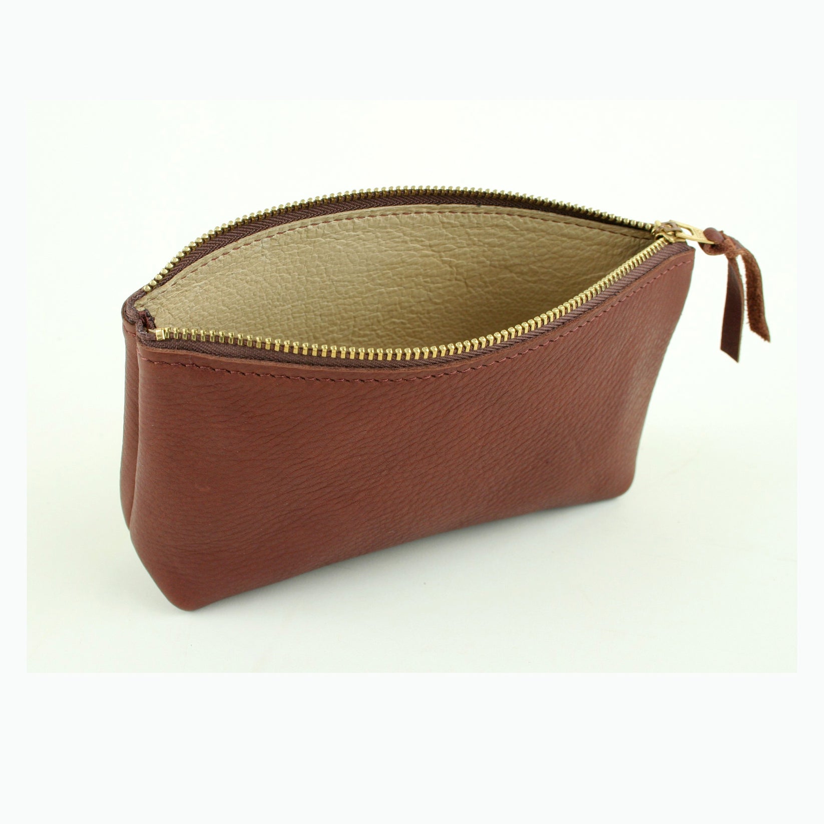 Product Details | Large Gusset Zipper Bag | The Leather Works